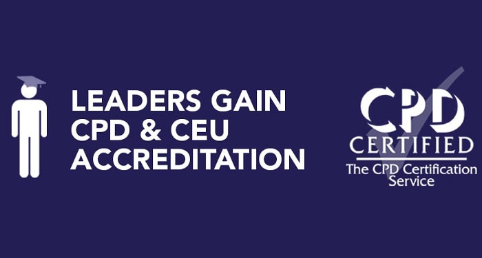 Leaders gain CPD & CEU Accreditation - Performance Institute