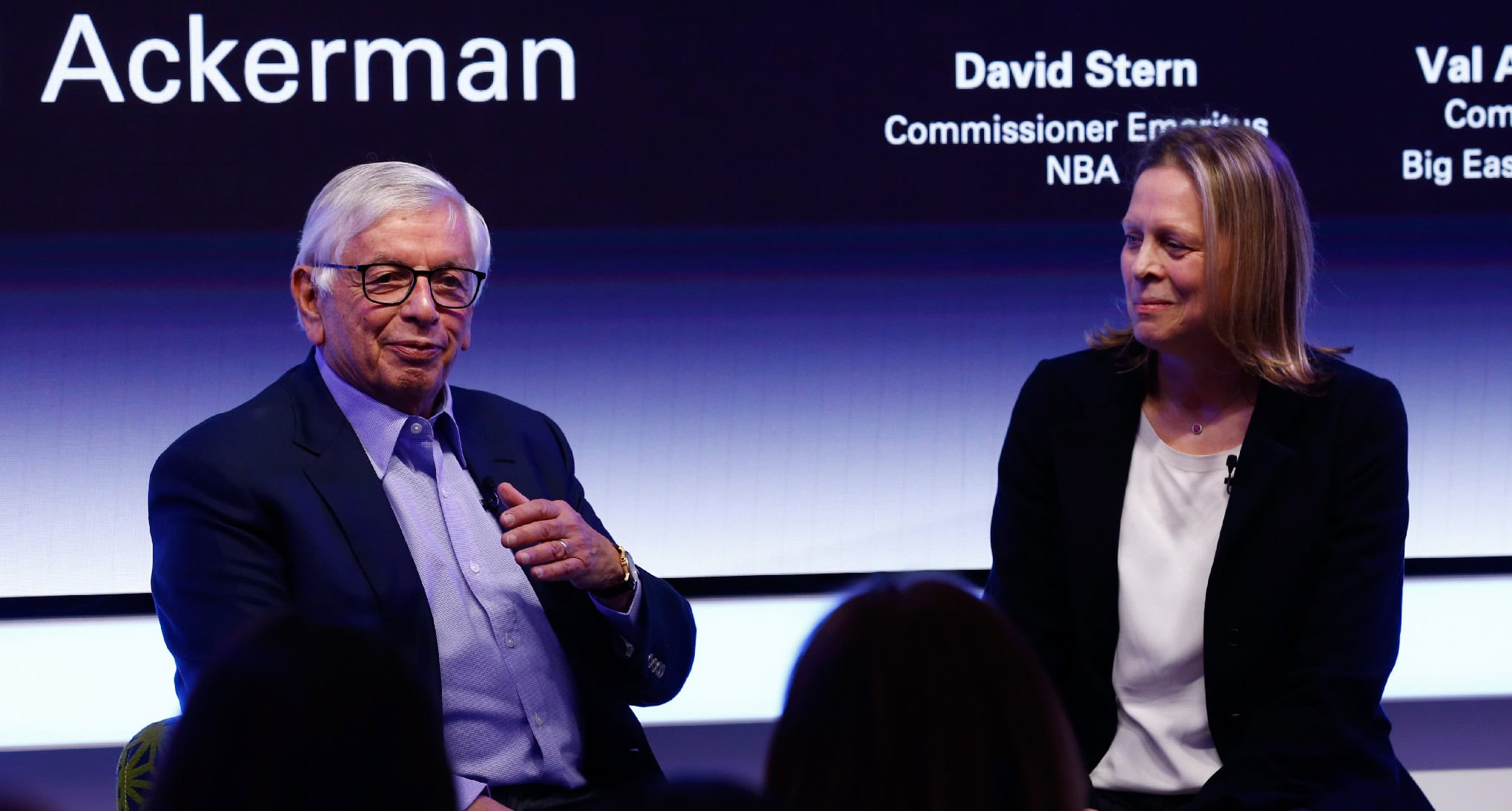 Leaders Meet: Diversity - 1-on-1 with Val Ackerman and David Stern ...